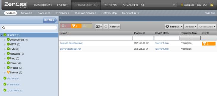 네트워크 모니터링 zenoss(제노스) 설치방법